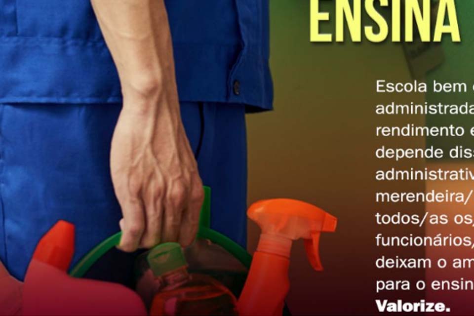 Dia Mundial do Funcionário e Funcionária da Educação | Geral | Rondônia ...