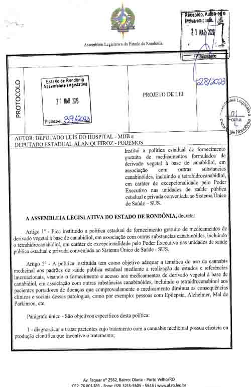 Assembleia aprova o Projeto de Lei N.28/23 de autoria dos deputados ...